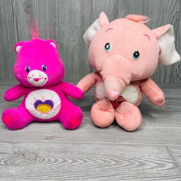 Care Bears | Accents | Y2k Care Bears Nanco Lots Of Heart Elephant And ...